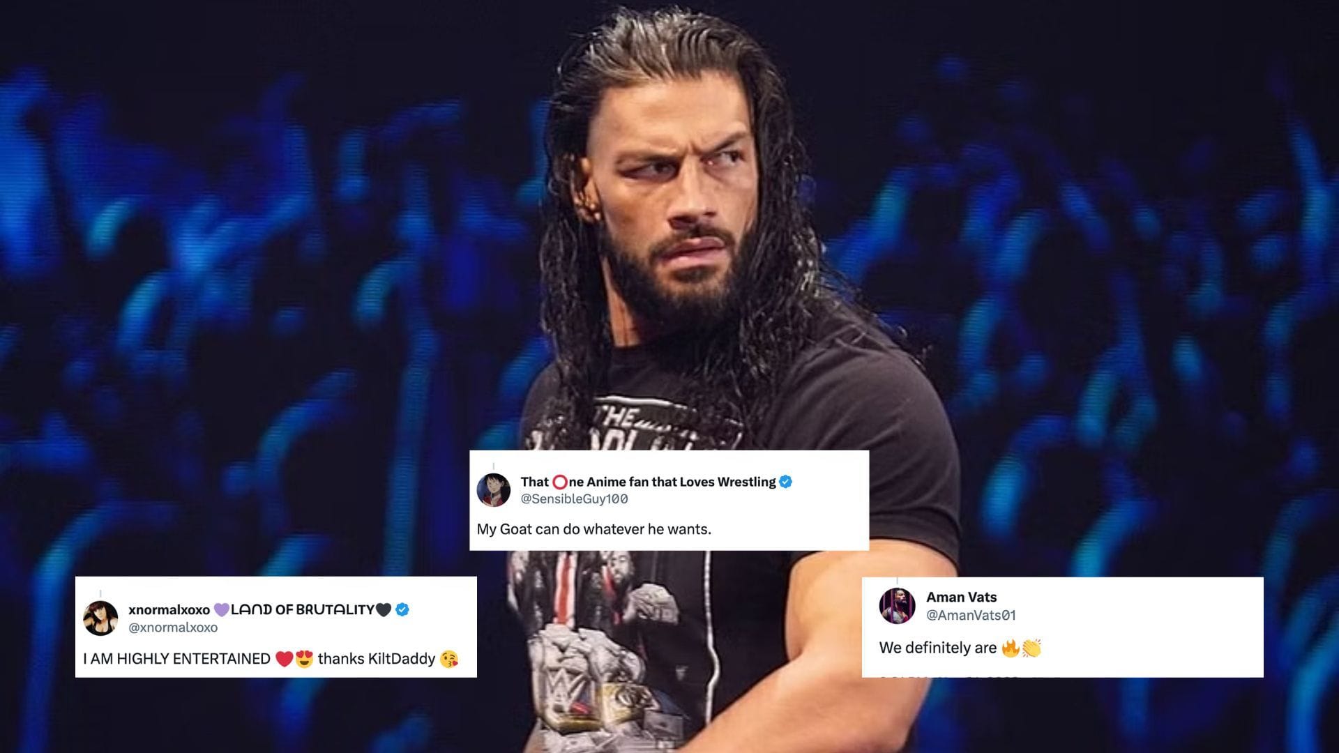 "Not until you dethrone Roman [Reigns]", "Goat can do whatever" - WWE ...