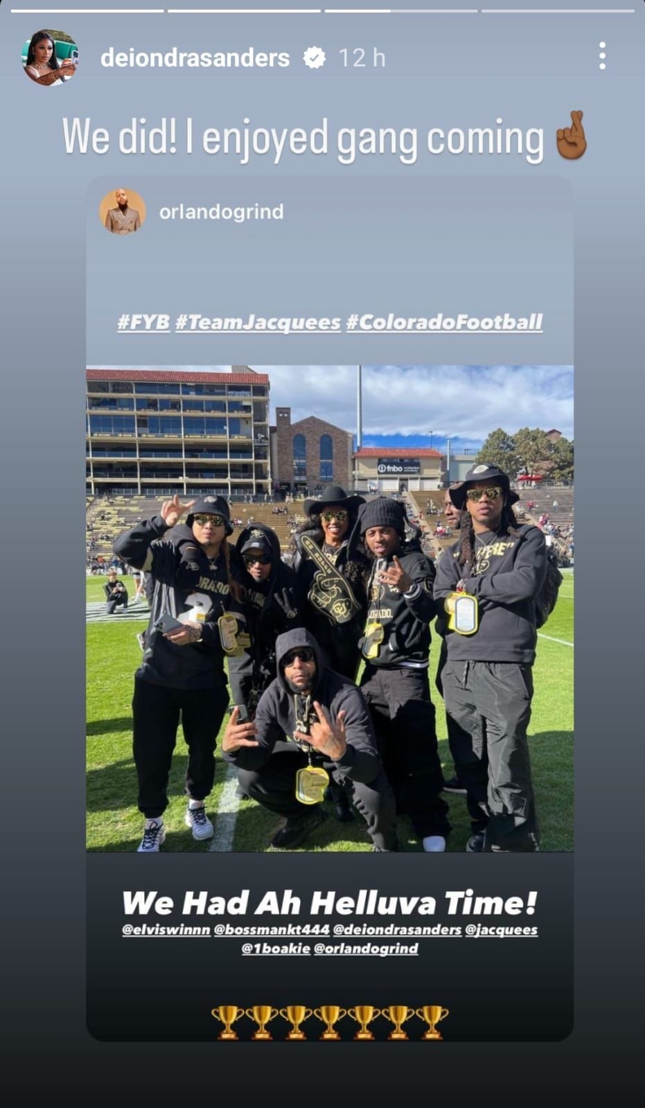 After Shedeur Sanders, Deiondra Sanders shares a hyped up moment with ...