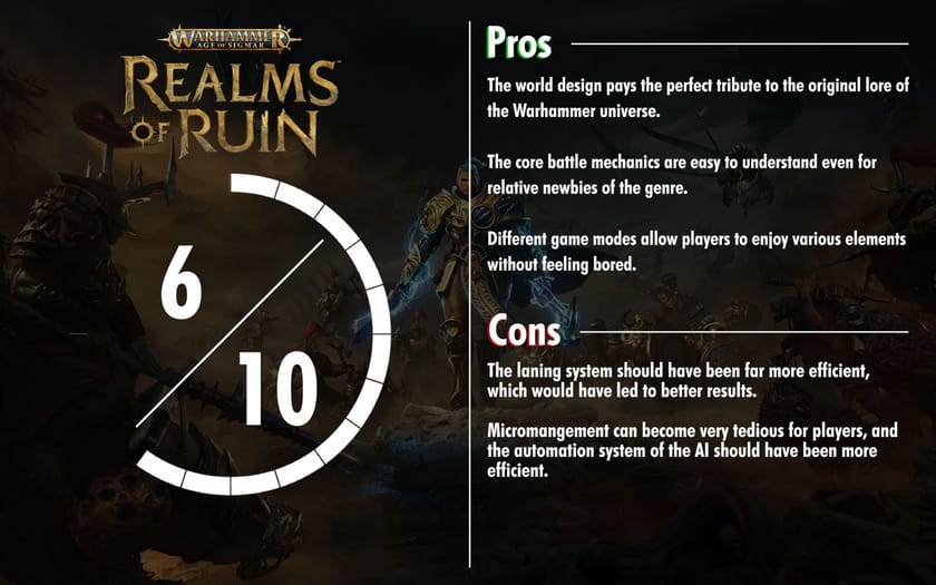 Warhammer Age of Sigmar: Realms of Ruin review - A lore-tastic ...