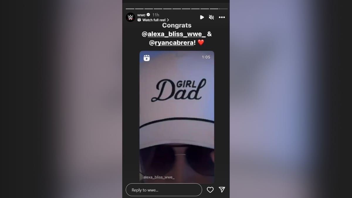 WWE officially congratulates Alexa Bliss and Ryan Cabrera