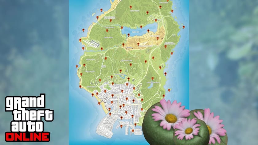 GTA Online Peyote Plants: Map locations, rewards, and more