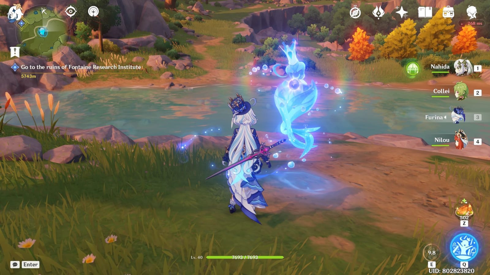 How to count Furina's Fanfare stacks in Genshin Impact