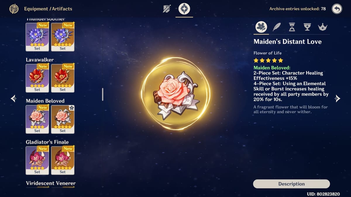 Genshin Impact: Charlotte's best weapons and artifacts