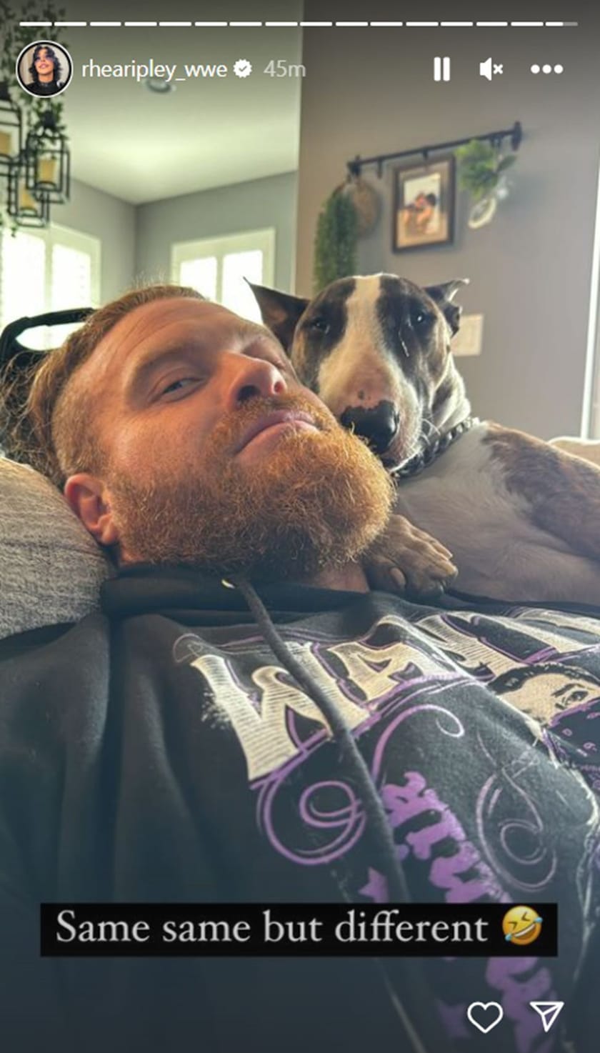 Rhea Ripley sends cute message to her fiance following WWE RAW