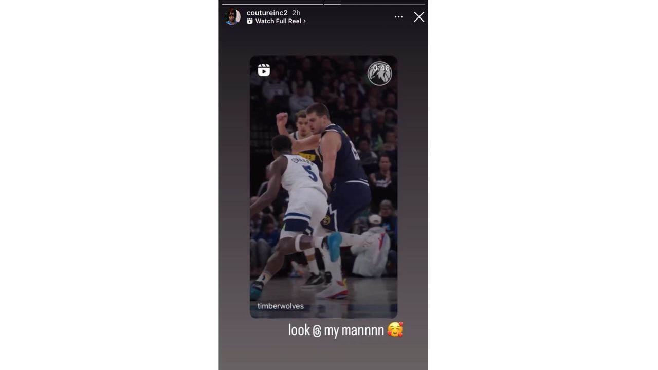 "Look at my man": Jeanine Robel dotes on boyfriend Anthony Edwards as T ...