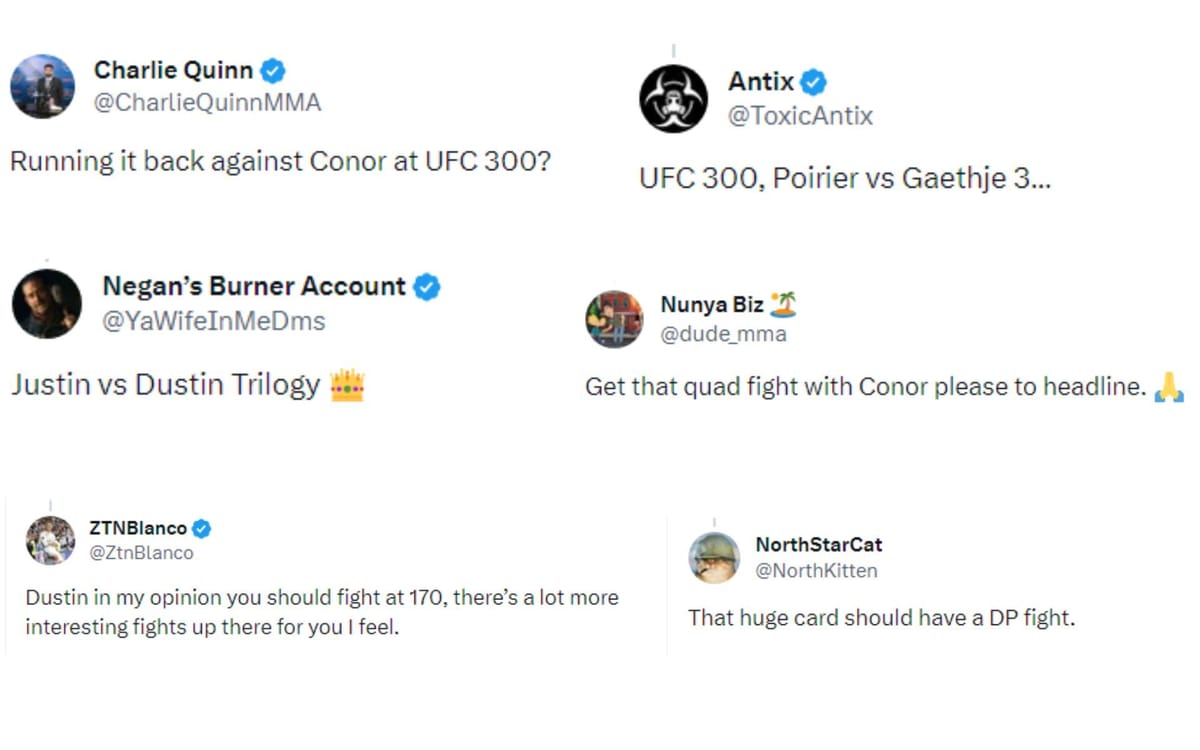 UFC 300: “Running it back against Conor at UFC 300?” - Twitter erupts ...