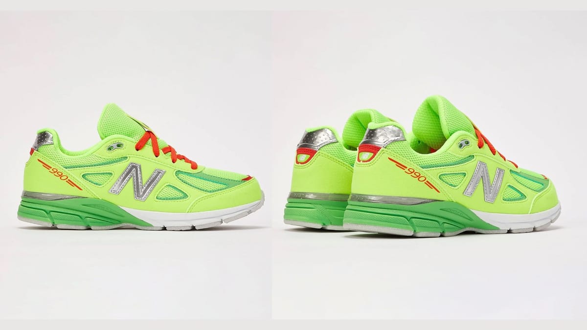 dtlr: DTLR x New Balance 990v4 “Festive” shoes: Where to get, release ...
