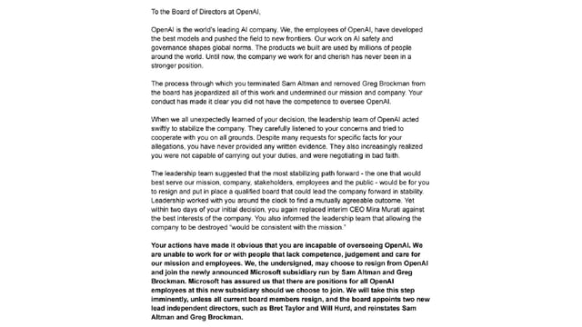 Why is OpenAI staff resigning? Entire controversy surrounding Sam ...