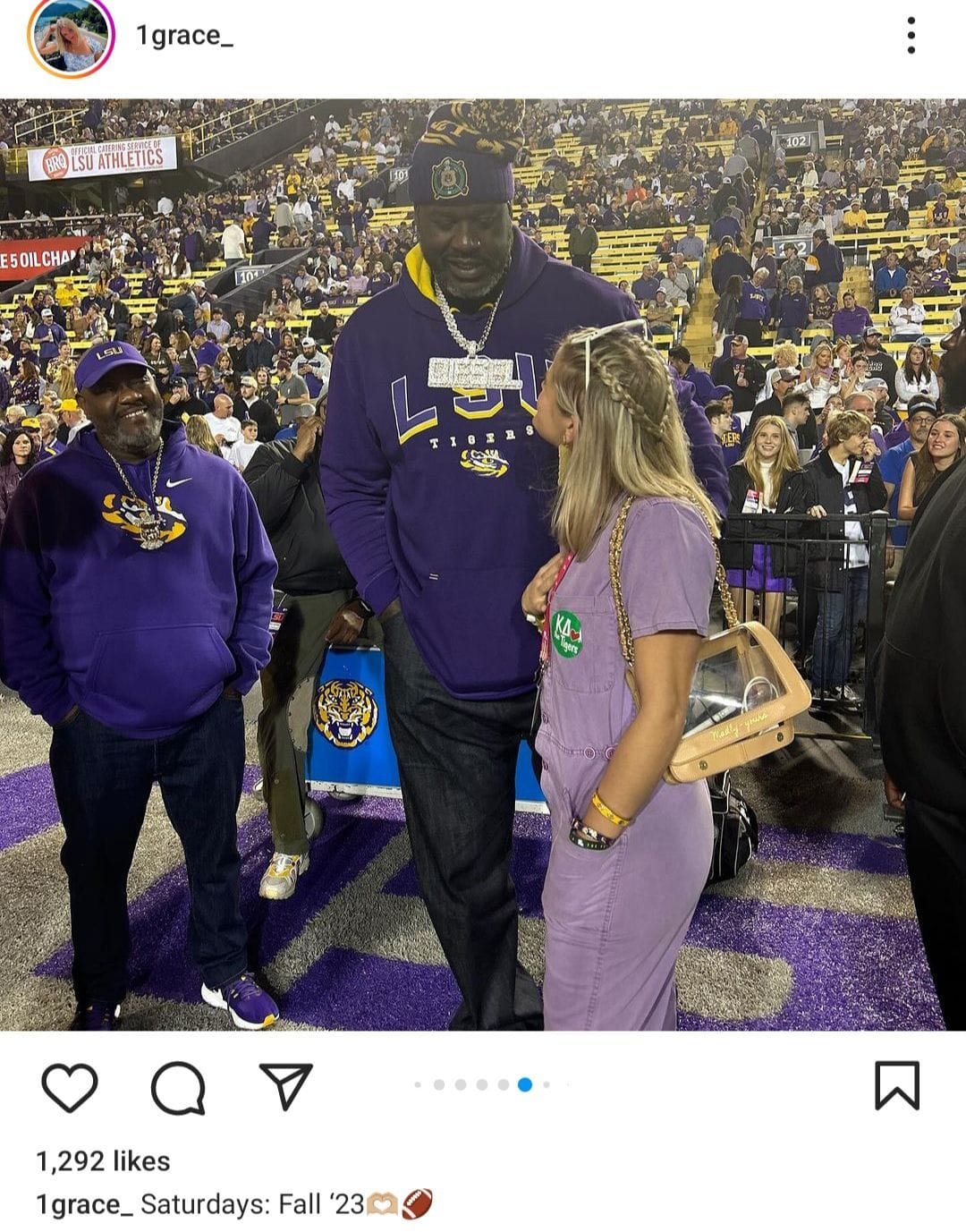 Brian Kelly's daughter Grace Kelly shares all her favorite LSU snaps ...