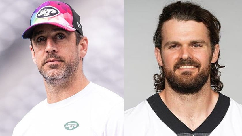 Aaron Rodgers trolls Jets' punter Thomas Morstead's wife Lauren after ...