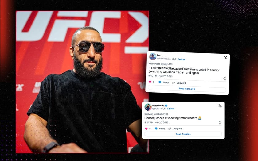 “Consequences of electing terror leaders” - UFC fighter Belal Muhammad ...