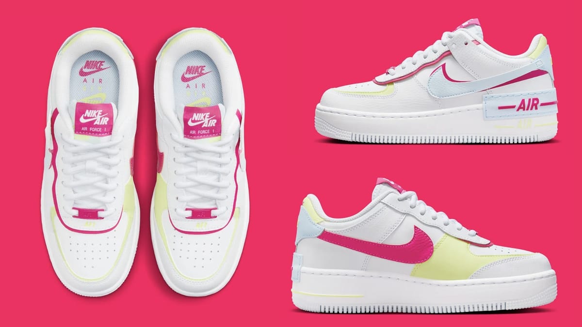 Nike Air Force 1 Shadow “Pink White Volt” shoes: Where to get, price, and more details explored