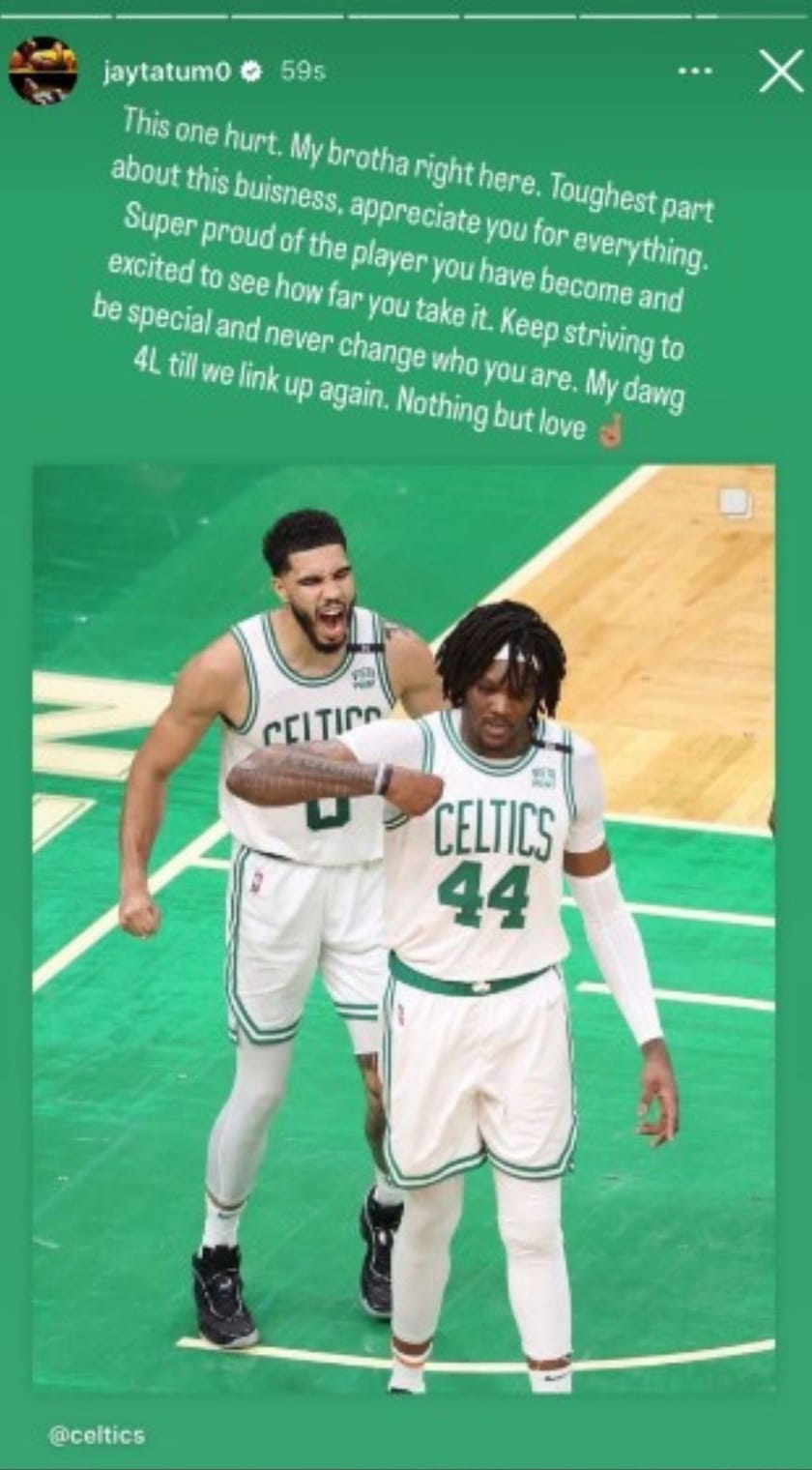 Boston Celtics: "They want me to land on my back" - Jayson Tatum quips ...