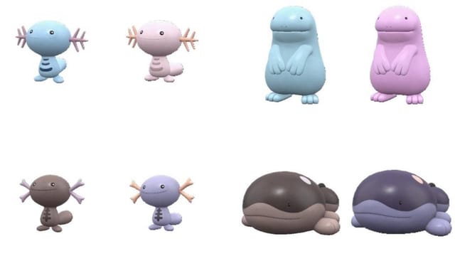 Pokemon GO: Shiny Wooper, Shiny Quagsire, Shiny Paldean Wooper and ...