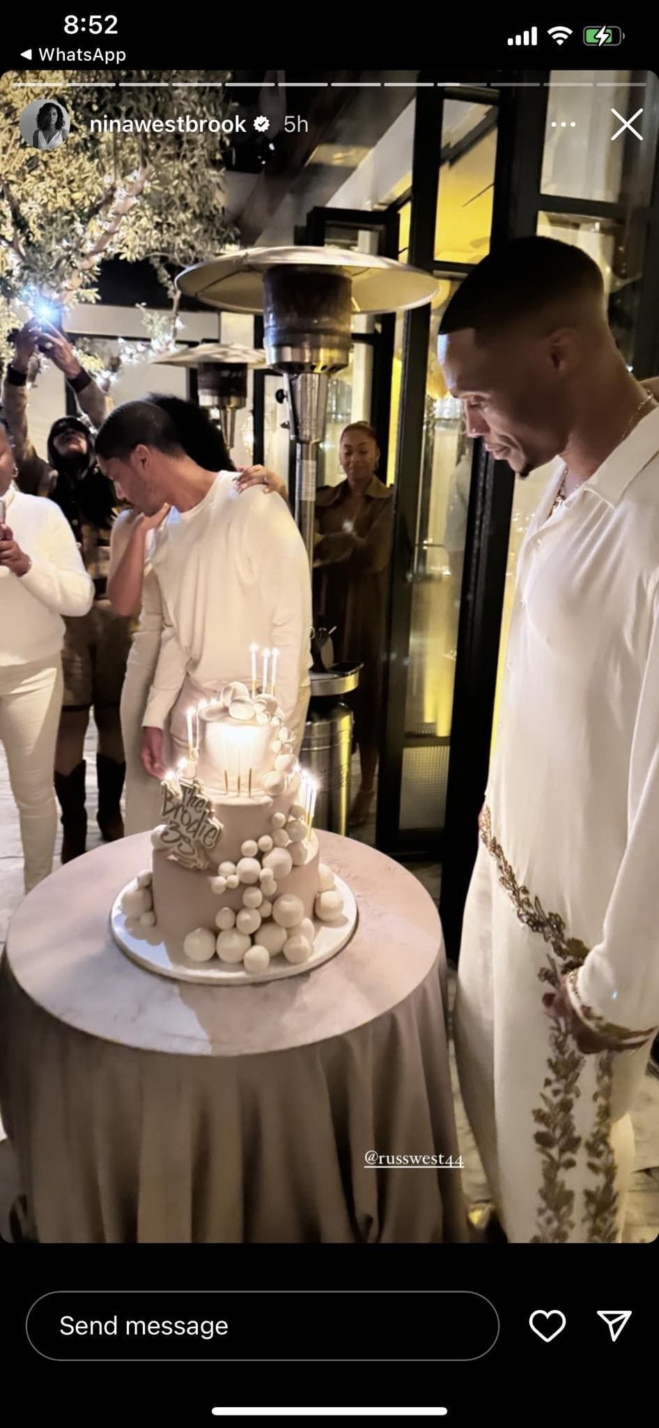 In Photos: Nina Westbrook shares Russell Westbrook getting crunk at his ...