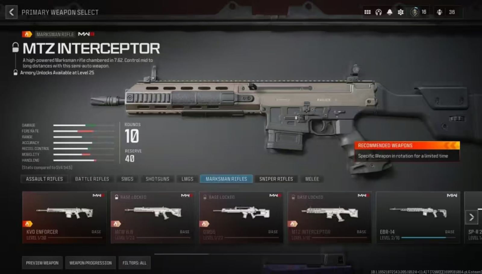Best MTZ Interceptor loadout in Modern Warfare 3 (MW3) Season 2 ...