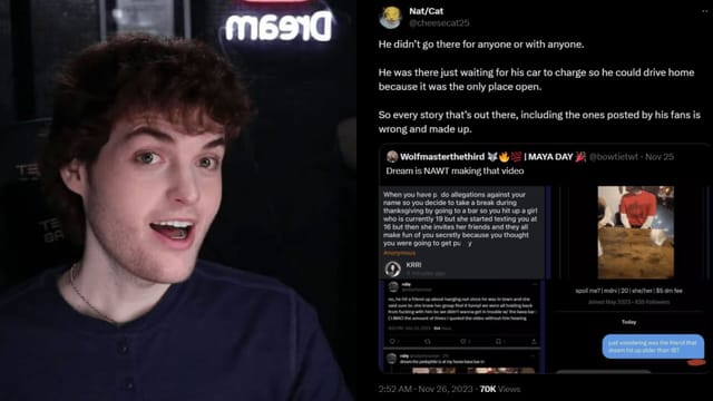 "Didn't leave with a girl": Dream clarifies the controversial Kava bar ...