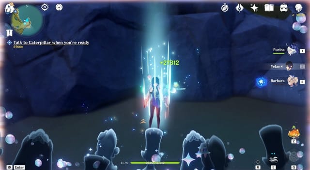 How to count Furina's Fanfare stacks in Genshin Impact