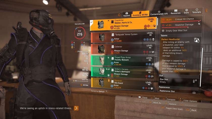 The Division 2 one-shot Sniper build for endgame exploration