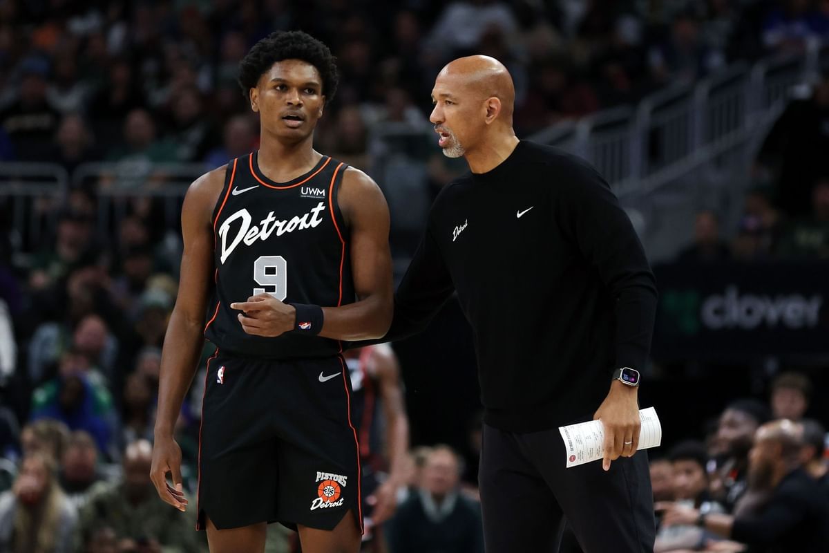 Watch: Ausar Thompson unleashes thumping slam dunk on Clint Capela