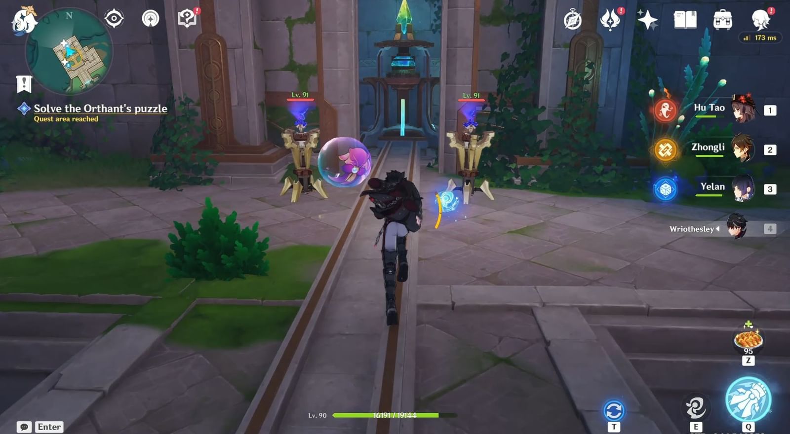 Genshin Impact Orthant's puzzle solution for Muse's Mother quest