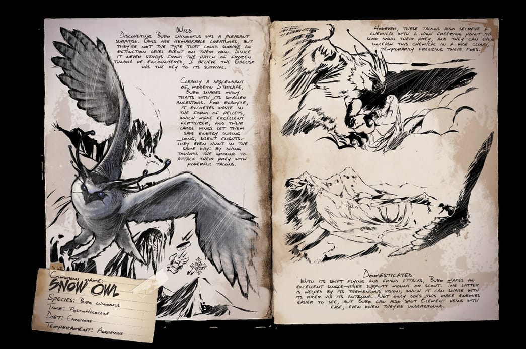 ARK Survival Ascended Snow Owl taming guide