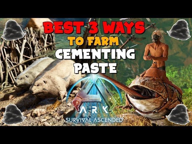 ARK Survival Ascended Cementing Paste: How to farm, uses, and more