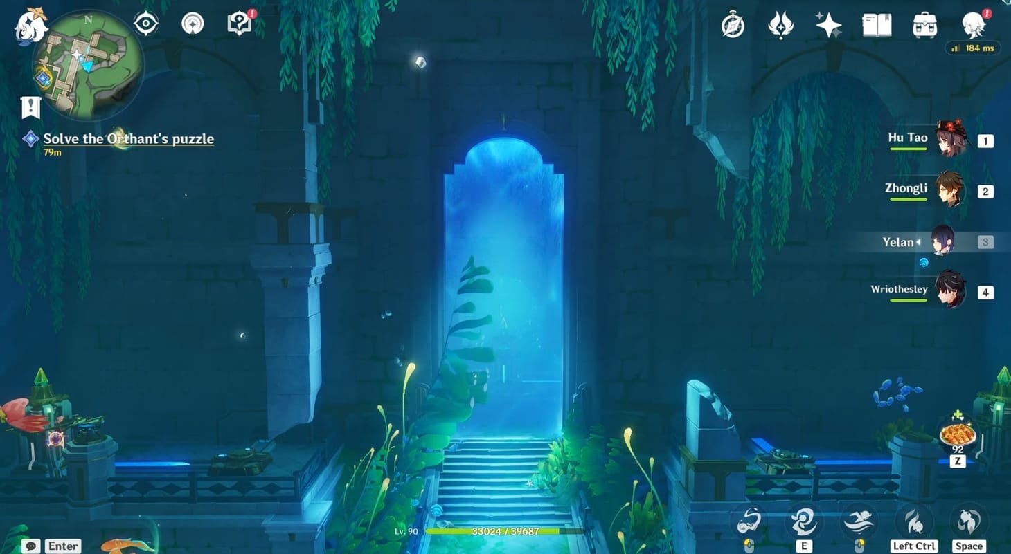 Genshin Impact Orthant's puzzle solution for Cupid's Lover quest