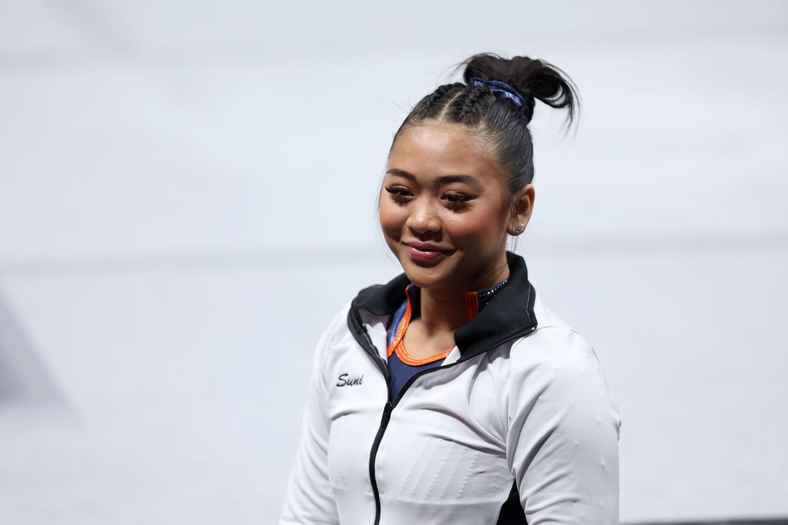 "I just love you" - Suni Lee reacts to meeting Arielle Chambers during ...