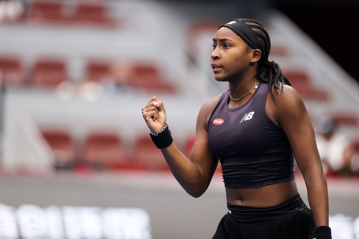 "We back" - Coco Gauff gives a shoutout to 'Bane' from DC Comics; dons ...