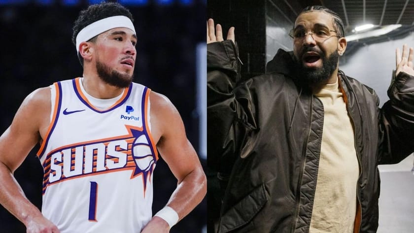 "Drake curse is back": Suns fans in shambles as Devin Booker injures ...