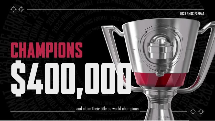 PMGC 2023 Grand Finals: Prize pool distribution revealed