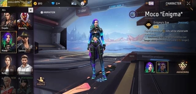 Character: Free Fire MAX में Moco "Enigma" कैरेक्टर: ताकत, कीमत और खरीदने की जानकारी पर एक नजर