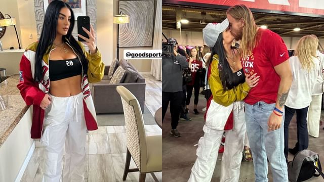 George Kittle's wife Claire flaunts stunning 49ers outfit ahead of Week ...