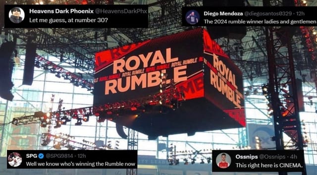 "The 2024 Rumble winner ladies and gentlemen" - WWE Universe erupts as ...