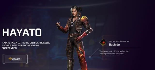 Free Fire MAX Hayato में कैरेक्टर: ताकत, कीमत और खरीदने की जानकारी पर ...