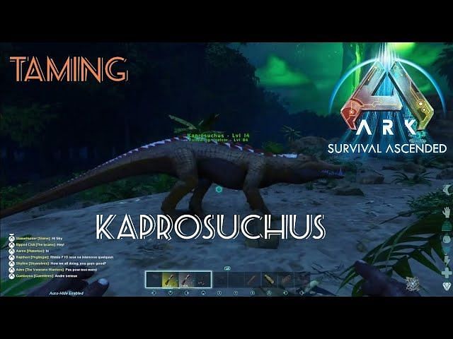 Ark Survival Ascended Kaprosuchus Taming Guide