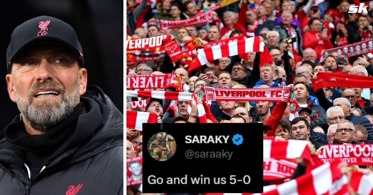 "Go and win us 5-0", "Please take it easy" - Fans react as Liverpool ...