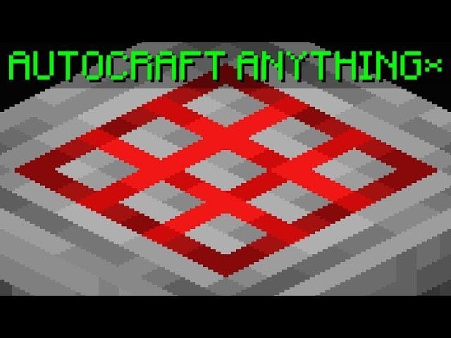 Minecraft auto-crafting tutorial using the crafter block