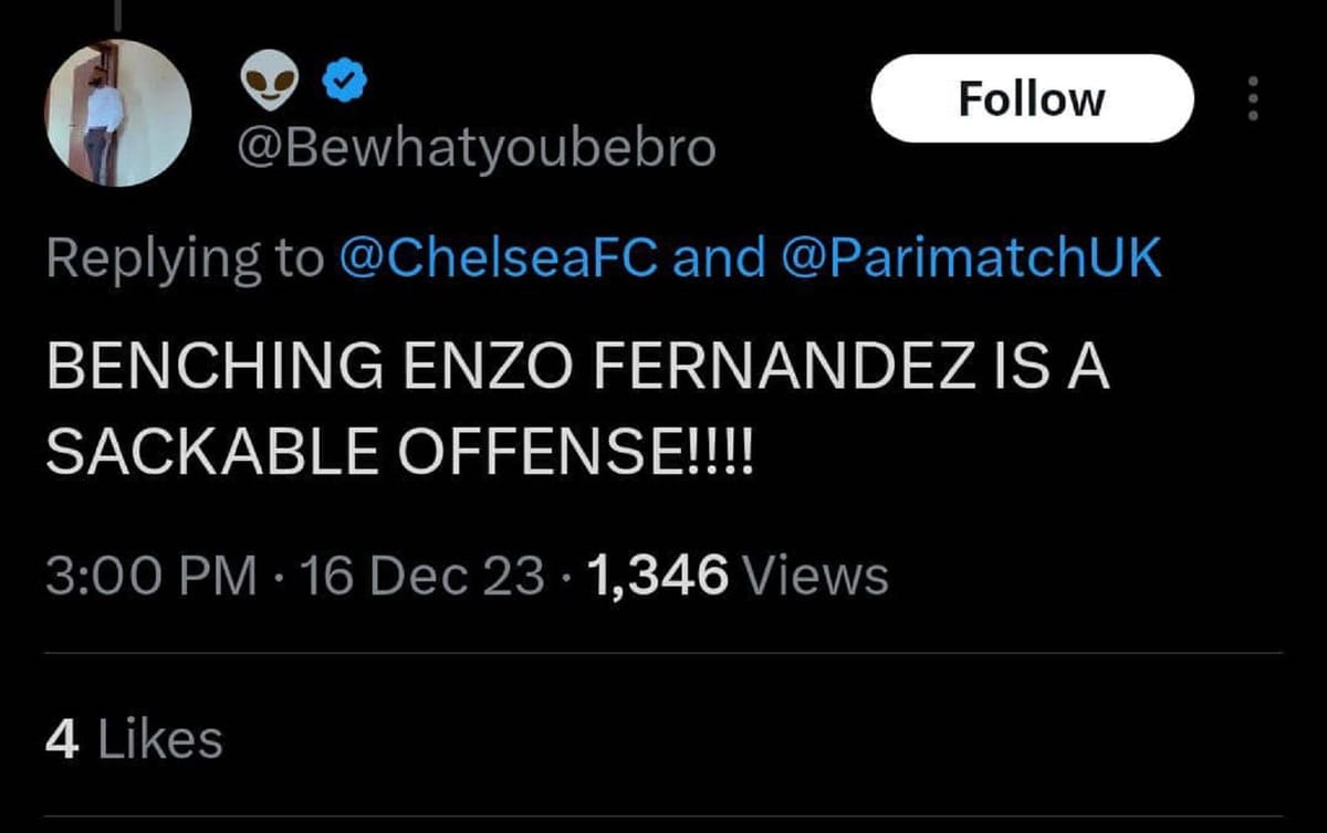 “Sackable offence,” “Lost for words” - Chelsea fans slam ‘criminal ...