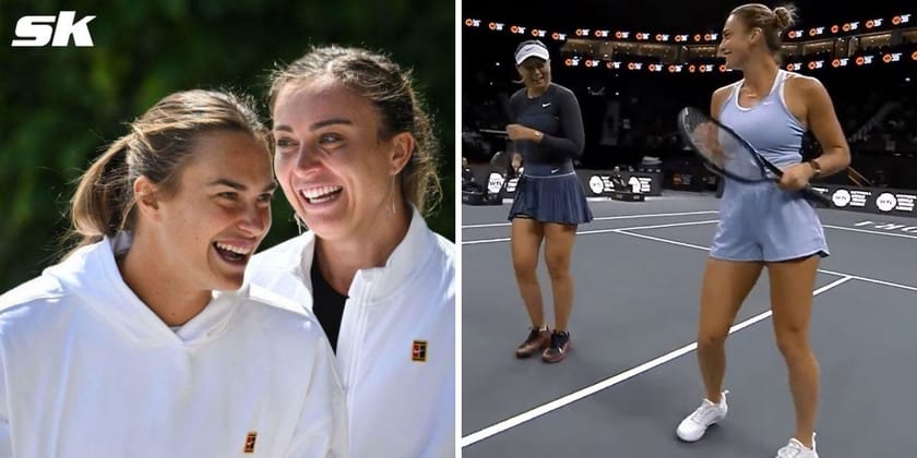 WATCH: Aryna Sabalenka and Paula Badosa sway to salsa ahead of doubles ...