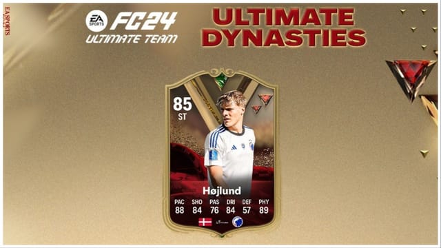 EA FC 24 Ultimate Dynasties Emil Hojlund SBC: How to complete, expected ...