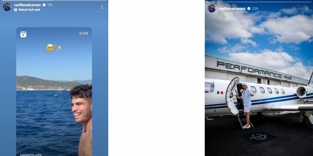Watch: Carlos Alcaraz goes whale watching as he vacations with brother ...