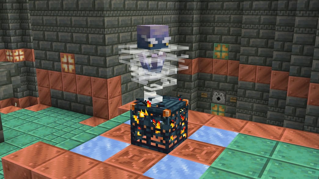 Which mobs spawn in Minecraft trial chambers?