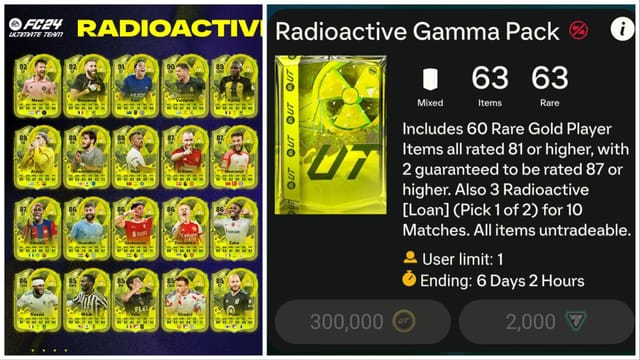 Is the EA FC 24 Radioactive Gamma Pack worth it?