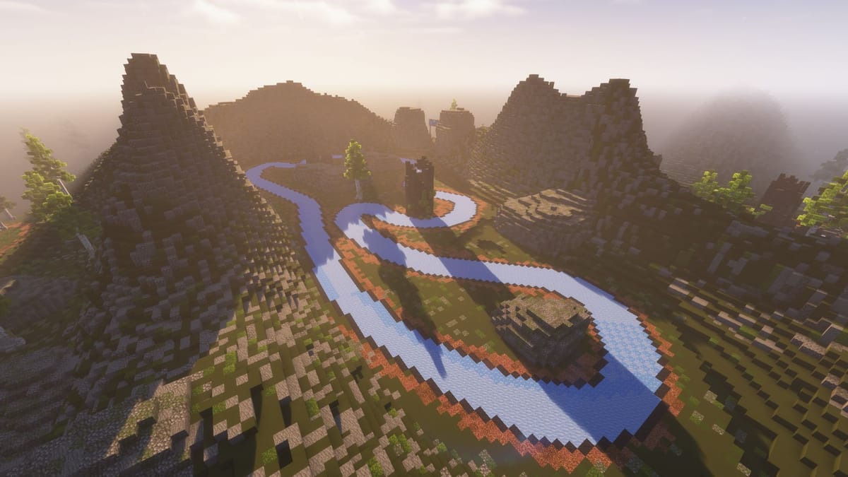 How to build race track in Minecraft