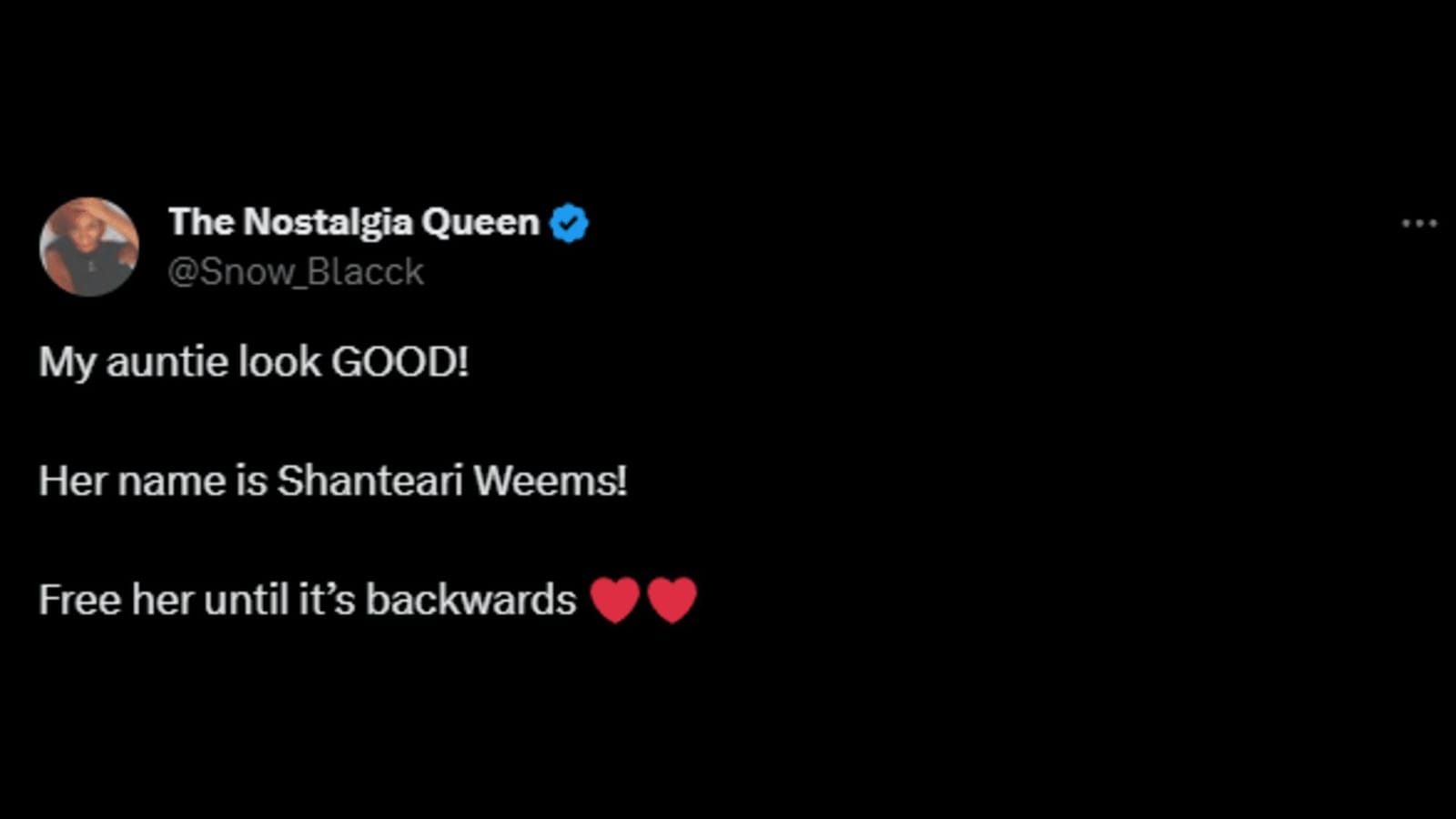 "Free her until it's backwards": ‘How to help Shanteari Weems' trends ...