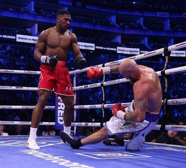 What was Anthony Joshua's biggest fight?