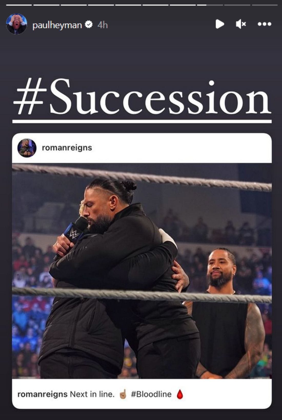 Paul Heyman has one-word reaction to Roman Reigns' announcement on WWE ...