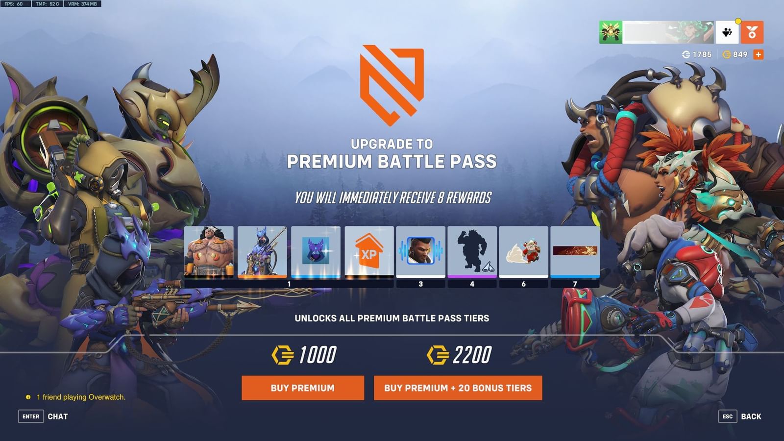 Overwatch 2 Season 8 All Battle Pass Tiers And Rewards